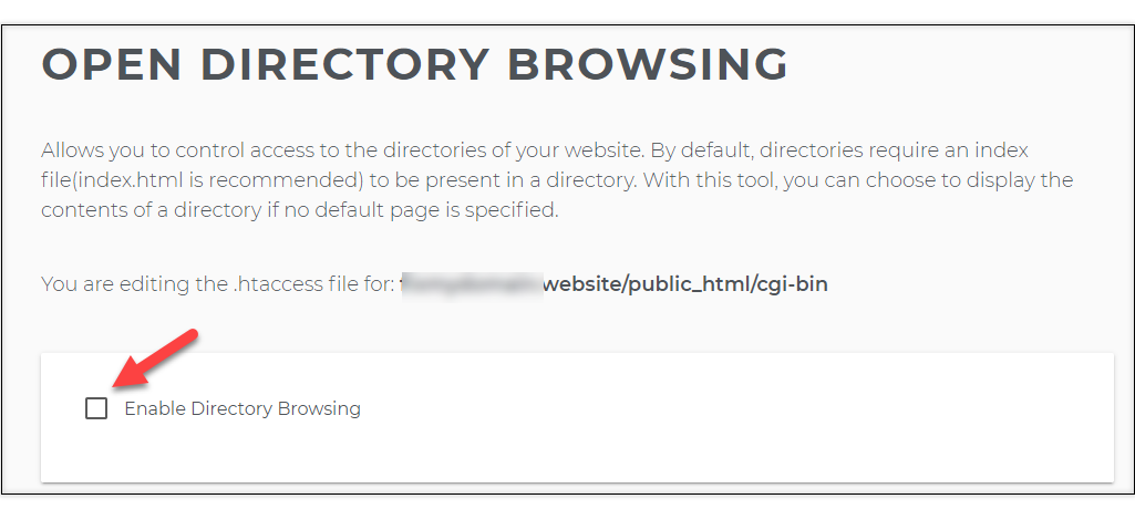 Directory Browsing