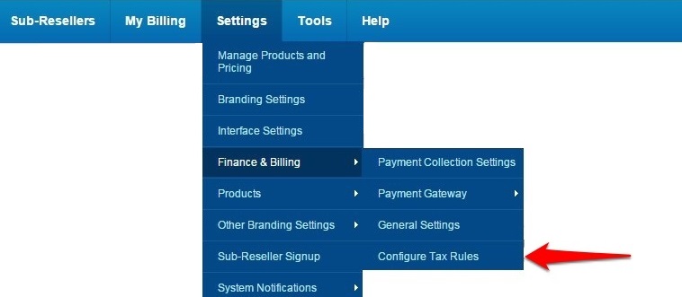 How to Enable Service Tax or GST in the Reseller Control Panel
