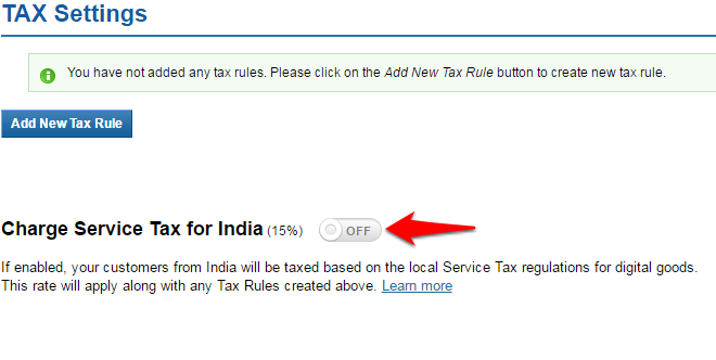 How to Enable Service Tax or GST in the Reseller Control Panel